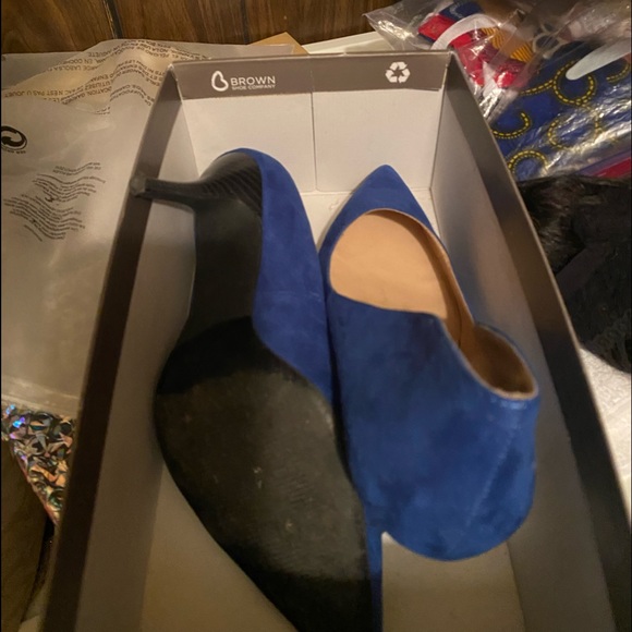 Dulce | Shoes | Dulce Blue Suede 3 Inch Heels | Poshmark